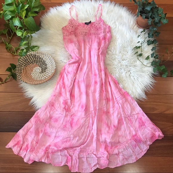 Swim | Newcrochet Top Maxi Tie Dye Beach Dress | Poshmark